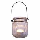 Ribbed Glass Hanging Tea Light Holder Set Of Three By The Danes ...