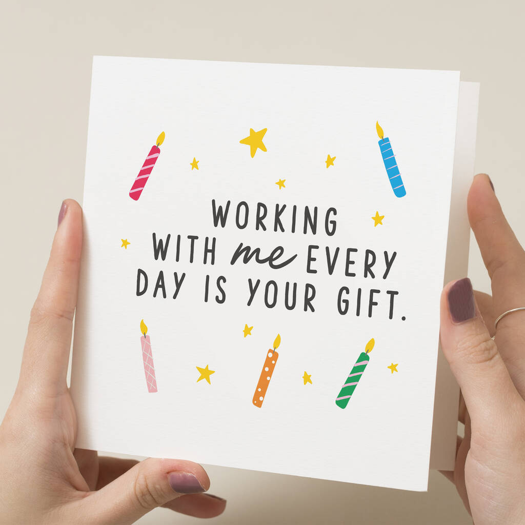Co Worker Birthday Card By Twist Stationery Notonthehighstreet Co Worker Birthday Card By Twist Stationery Notonthehighstreet