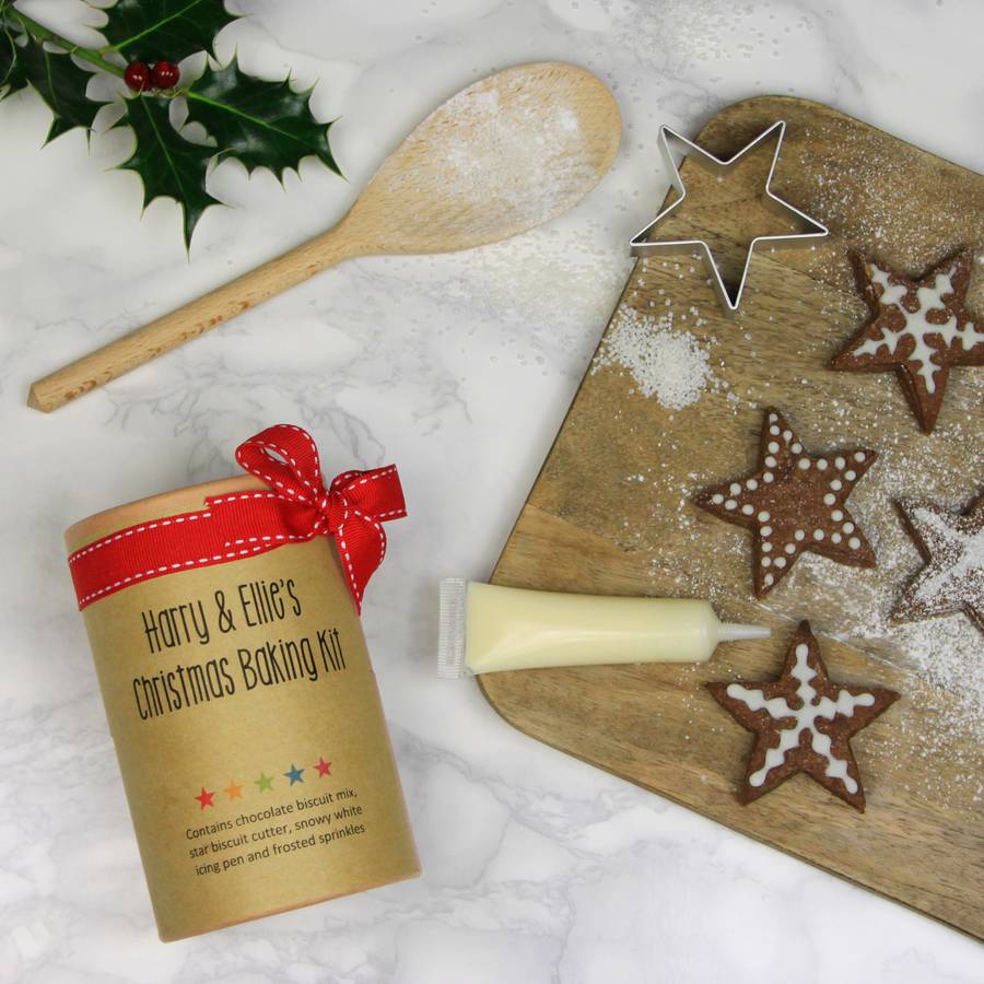 Personalised Chocolate Star Biscuit Kit By Zac And Lily ...