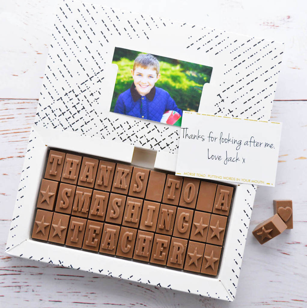 personalised chocolate card by morse toad | notonthehighstreet.com