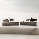 Personalised Engraved Bar Wedding Cufflinks By Twenty Seven ...