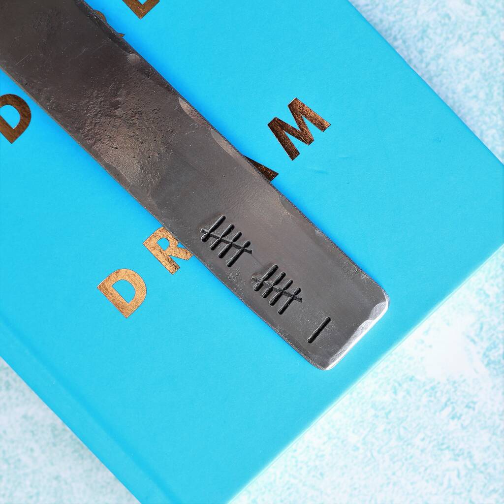 11th Anniversary Classic Steel Scroll Metal Bookmark By Coach House ...