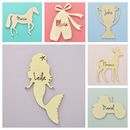 Personalised Flower Name Sign By Not A Jewellery Box ...