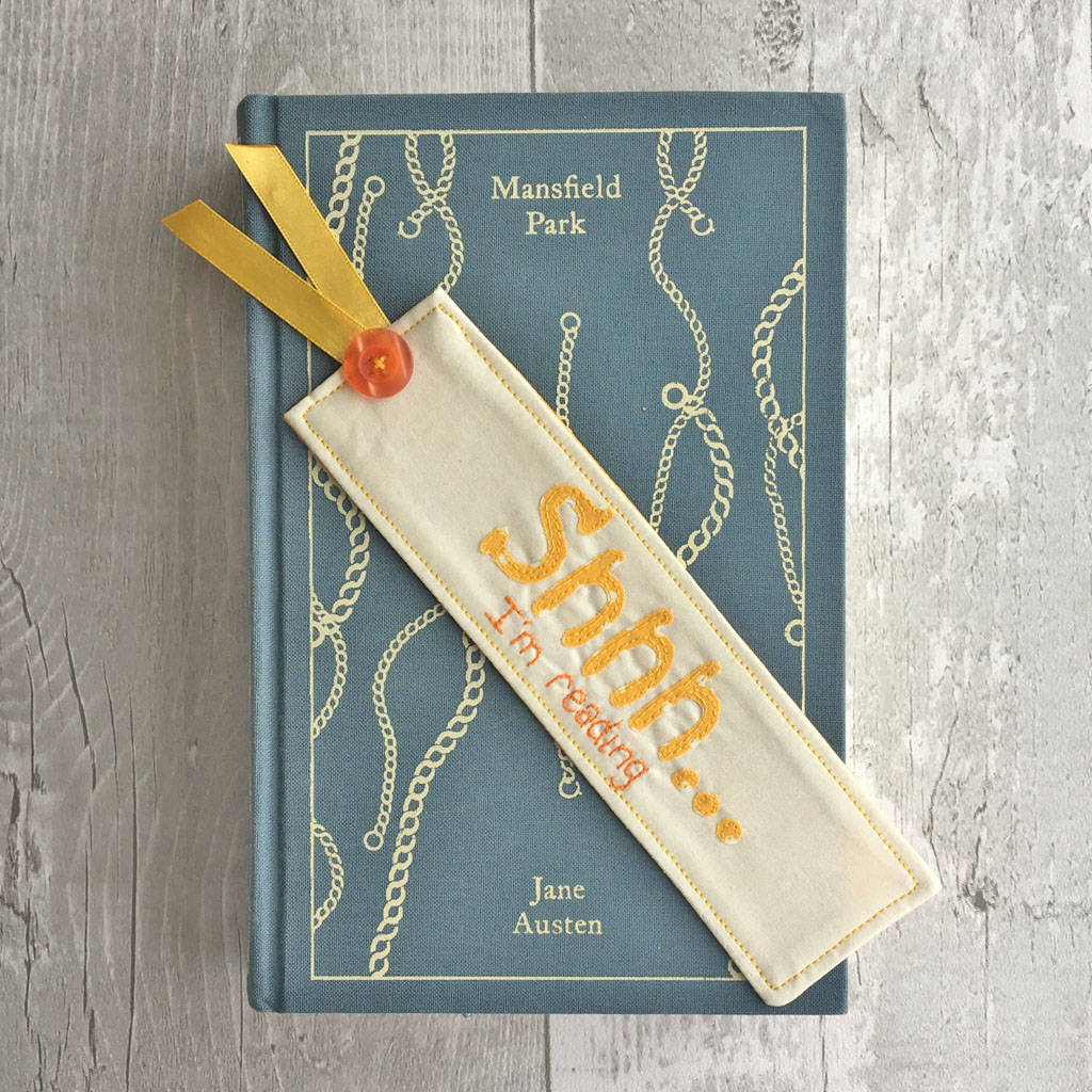 personalised 'shhh… i'm reading' bookmark by cherish handmade ...