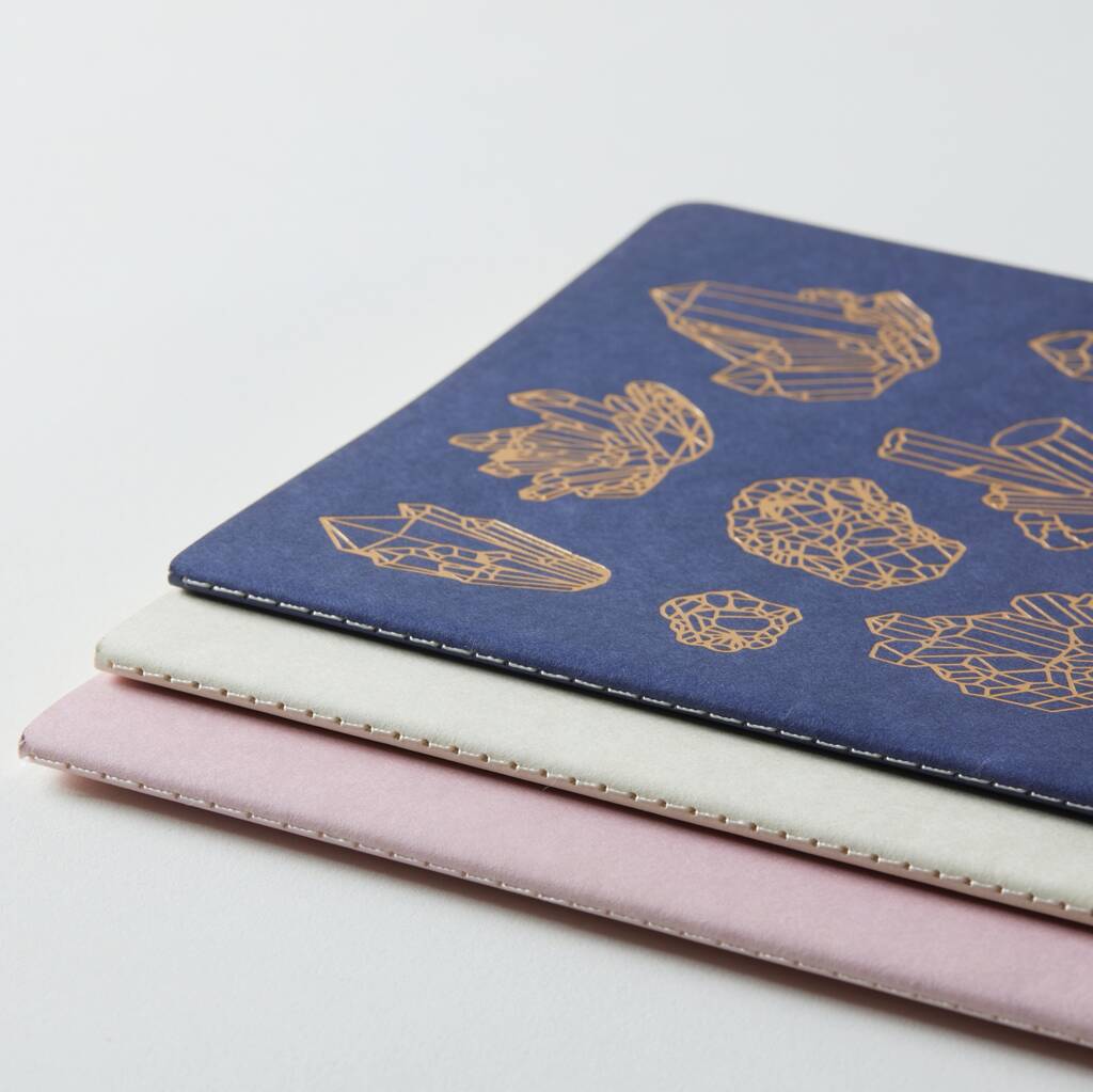 Moon And Stars Set Of Three Notebooks By Posh Totty Designs Interiors