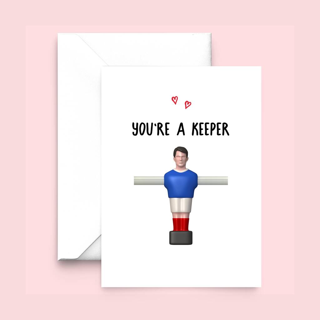 funny football lovers card by of life & lemons | notonthehighstreet.com