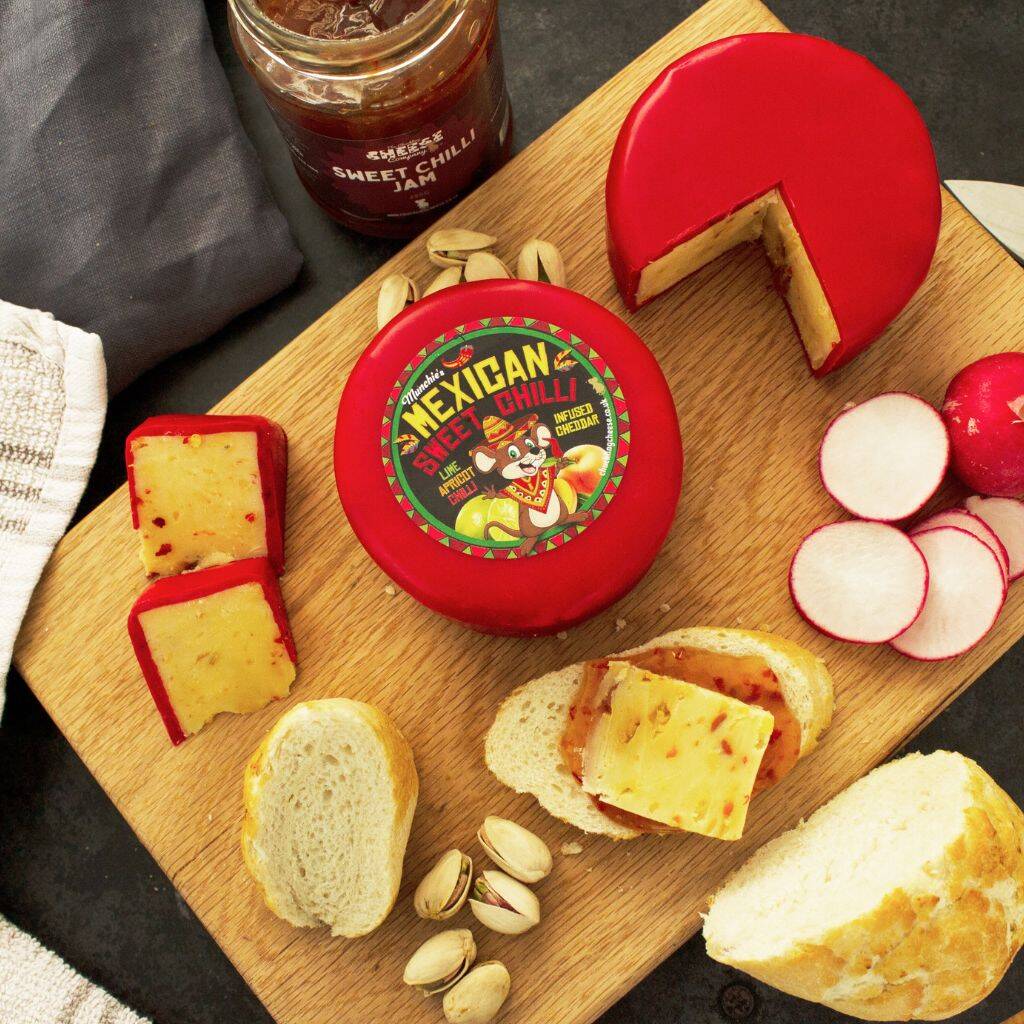 Mexican Sweet Chilli Cheese Truckle 200g By The Chuckling Cheese ...