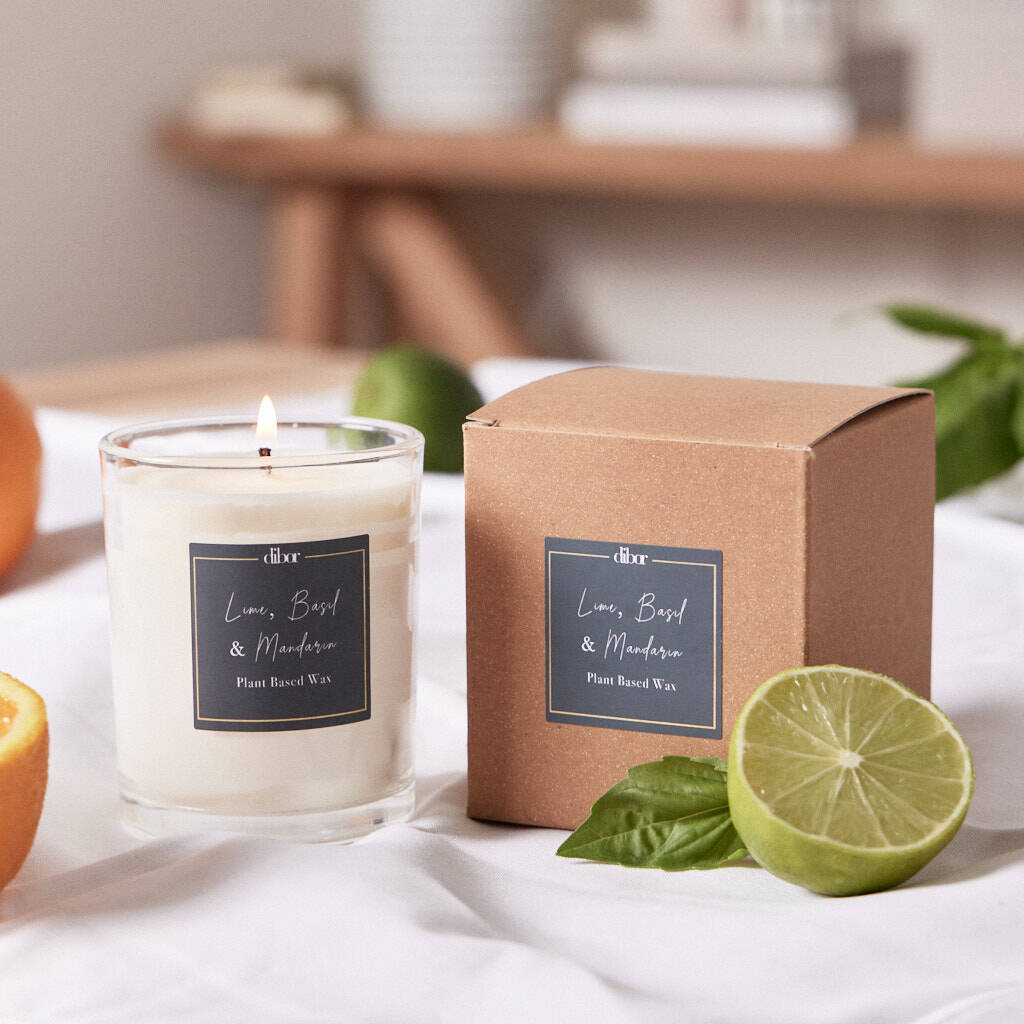 Lime, Basil And Mandarin 20cl Candle By Dibor