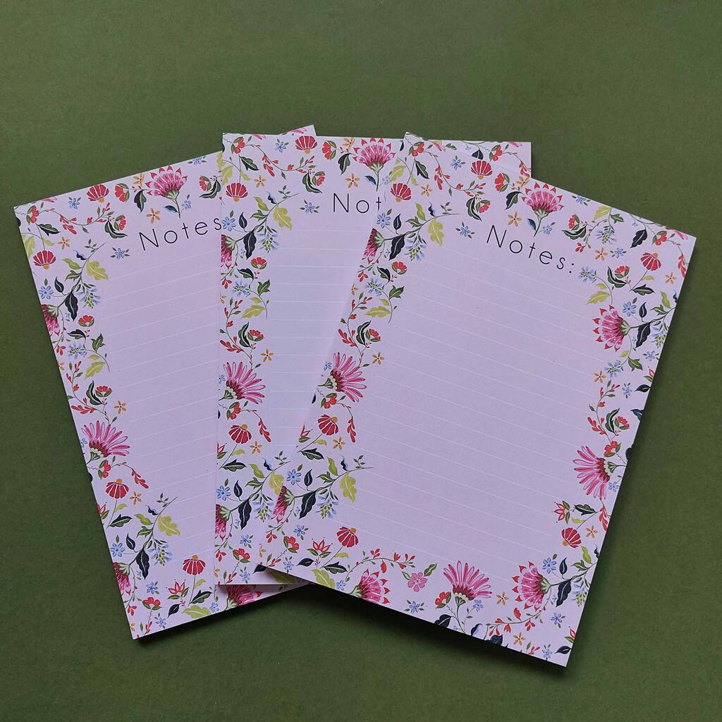 Boho Flora Notebook By Ellie Mae Designs | notonthehighstreet.com