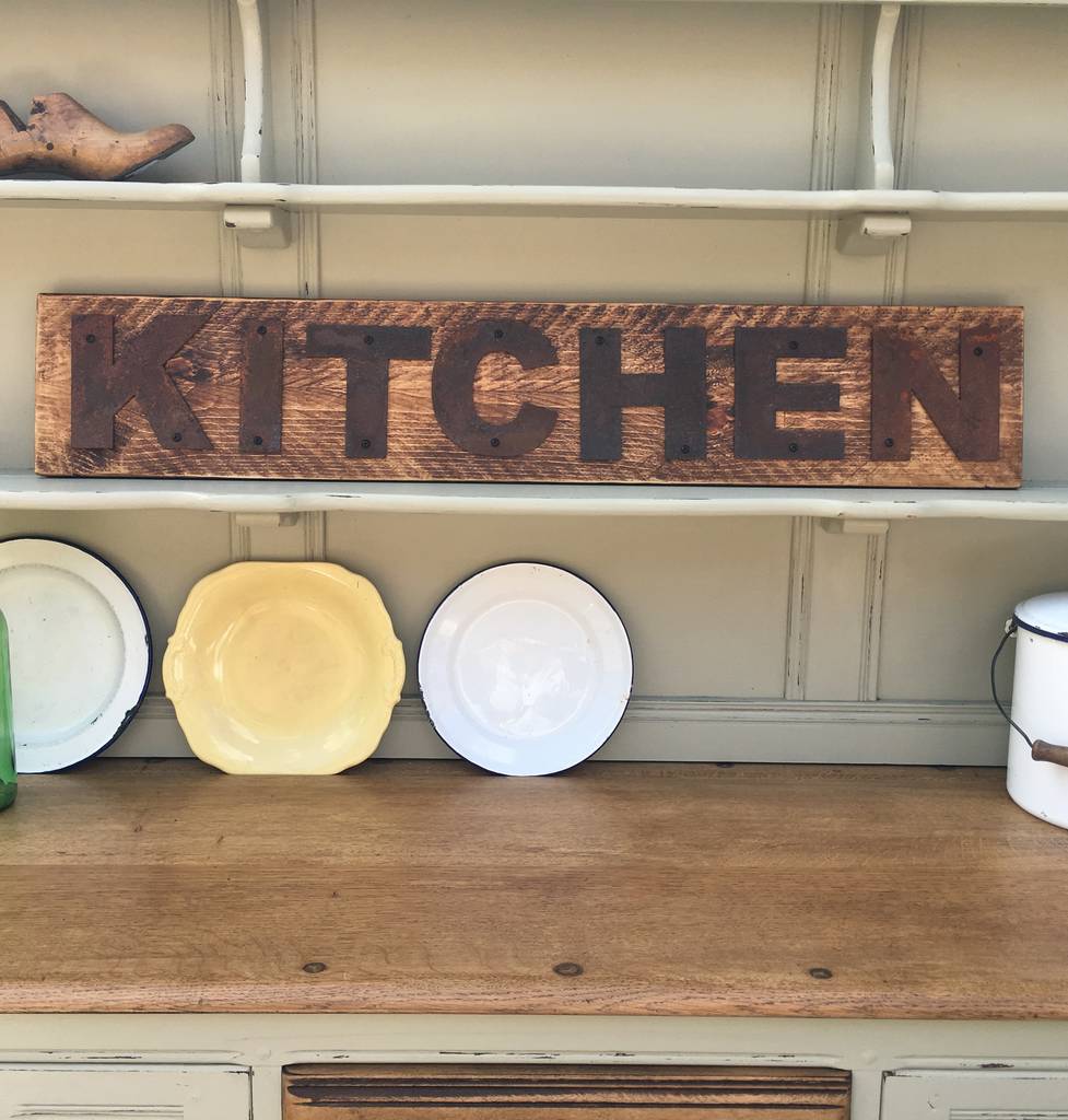 Personalised Wood And Metal Signs By RW NORFOLK | notonthehighstreet.com