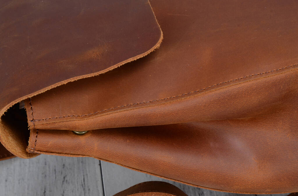 Worn Look Leather Backpack For Ladies By EAZO | notonthehighstreet.com