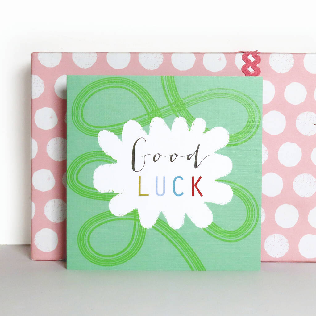 Good Luck Card By Kali Stileman Publishing