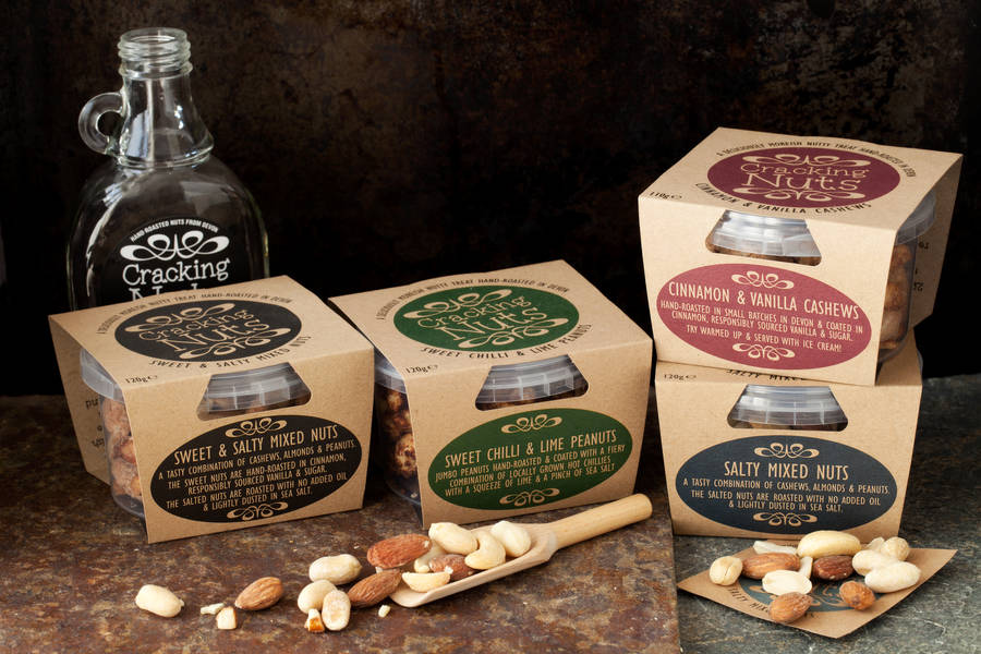mixed nuts selection by cracking nuts | notonthehighstreet.com