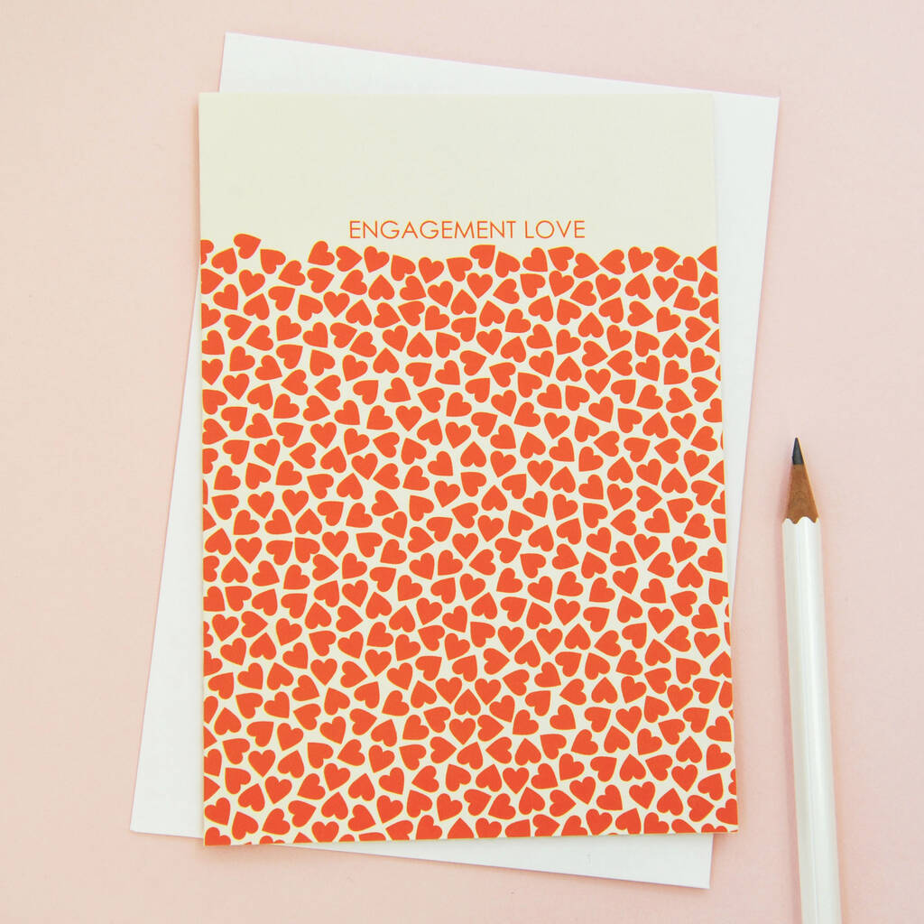 Engagement Love Card By Elvira.v.v.Designs