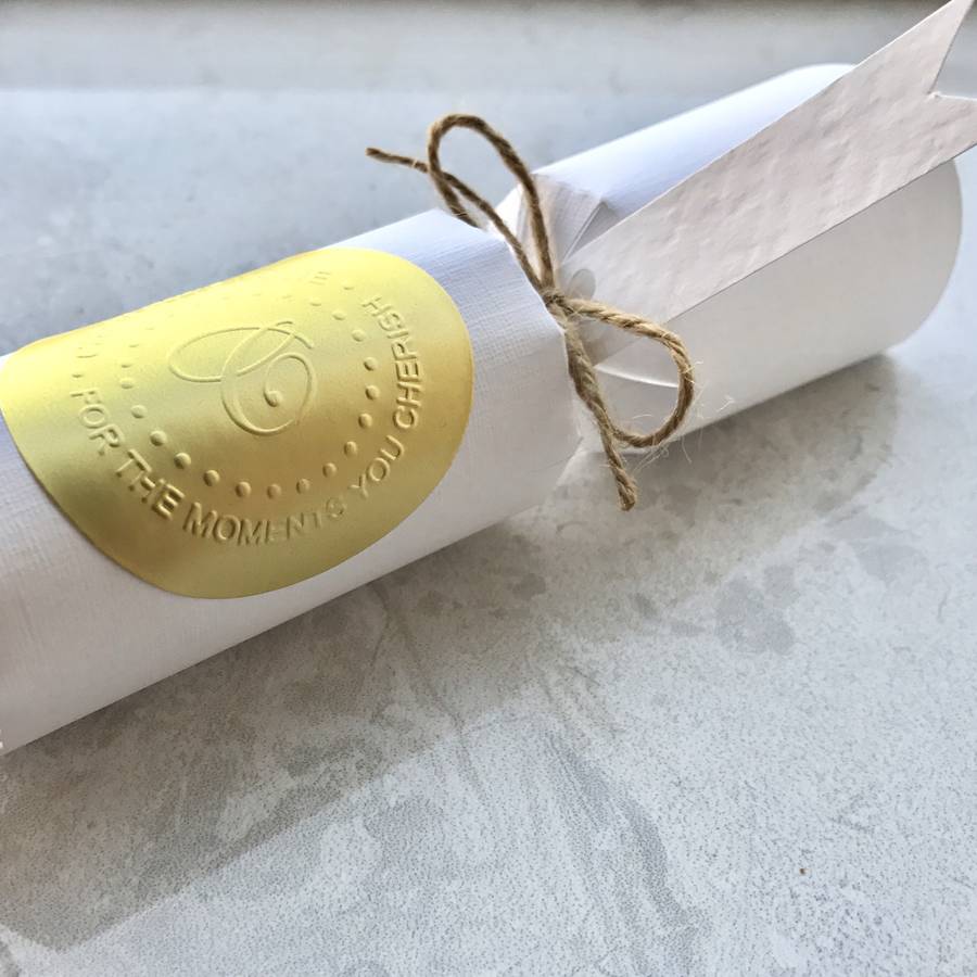 personalised luxury christmas crackers with charm by charlotte lowe ...