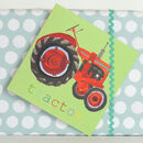 Red Tractor Card By Kali Stileman Publishing | notonthehighstreet.com