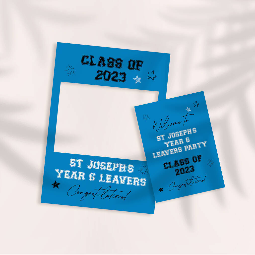 School Leavers Selfie Frame And Party Sign By Smart Party Shop ...