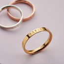 Personalised Script Ring By Posh Totty Designs | notonthehighstreet.com