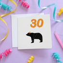 30th Birthday Card By Heather Alstead Design | notonthehighstreet.com