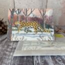 Embroider Me Snow Leopard Greeting Card By Plant A Bloomer ...
