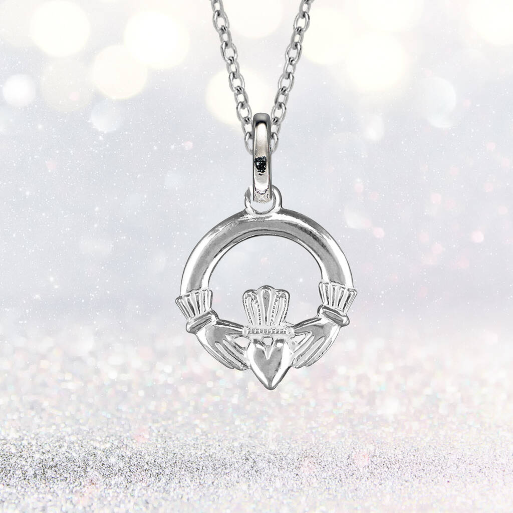 Sterling Silver Claddagh Necklace By Songs of Ink and Steel ...