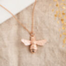 Sterling Silver Bee Necklace By Poppy K | notonthehighstreet.com