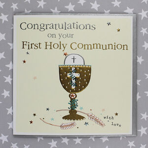 Congratulations On Your First Holy Communion Card By Molly Mae ...