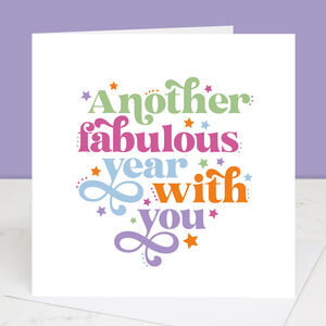 Another Fabulous Year Anniversary Card By Slice of Pie Designs ...