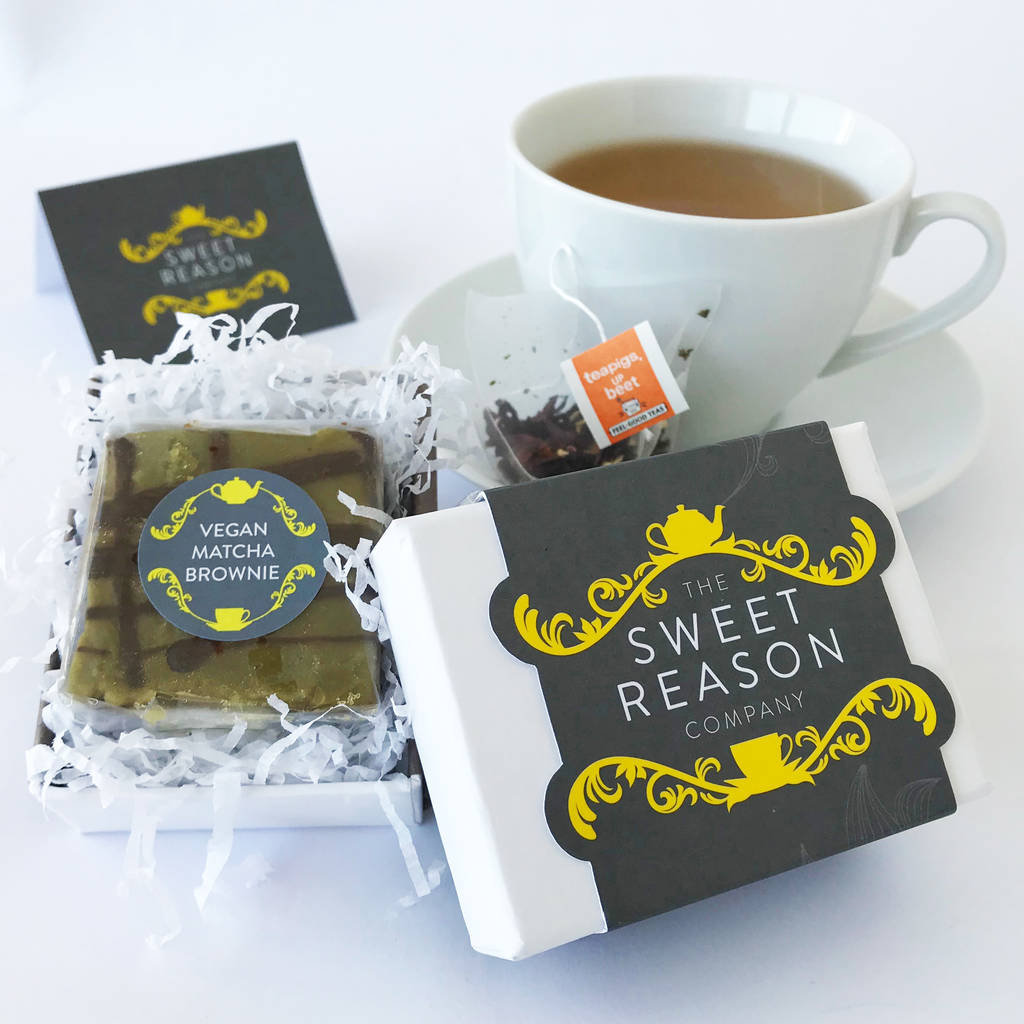 vegan afternoon tea gift box by the sweet reason company ...