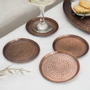 Antique Copper Coasters Set Of Four By Za Za Homes | notonthehighstreet.com