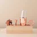 Copper Cocktail Set By Nelson + Pops | notonthehighstreet.com
