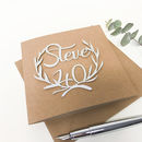 Personalised Papercut 40th Birthday Card By Hickory Dickory Designs ...