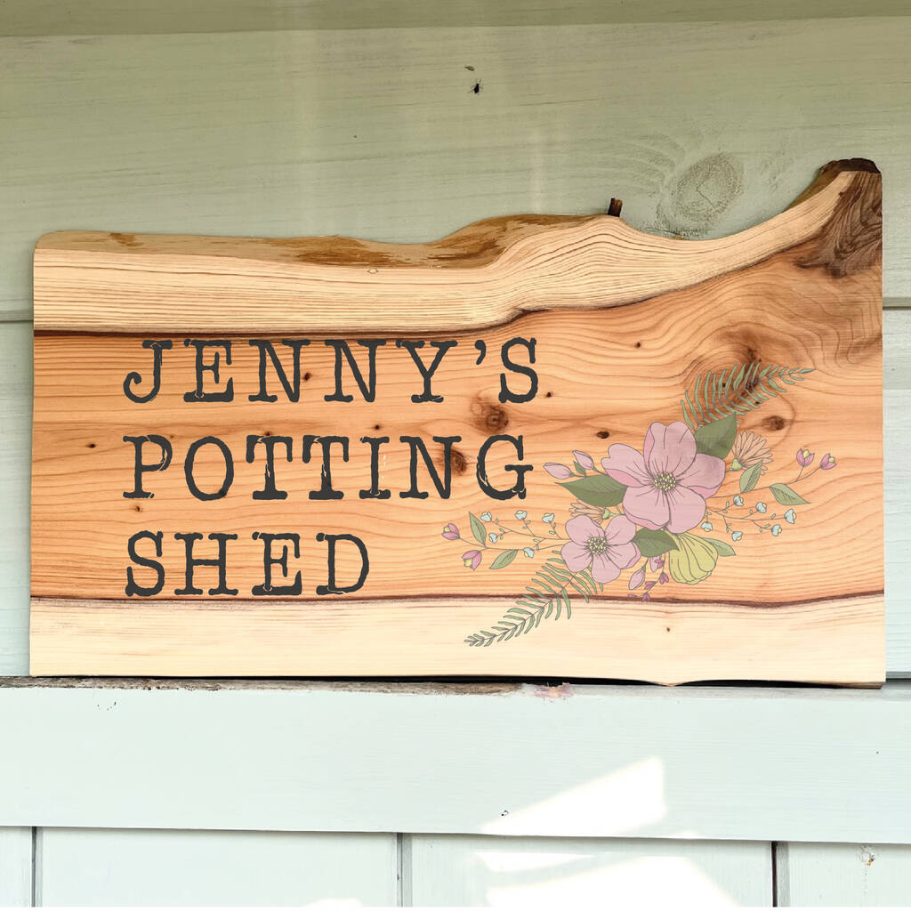 Personalised Potting Shed Sign By Slice of Pie Designs ...