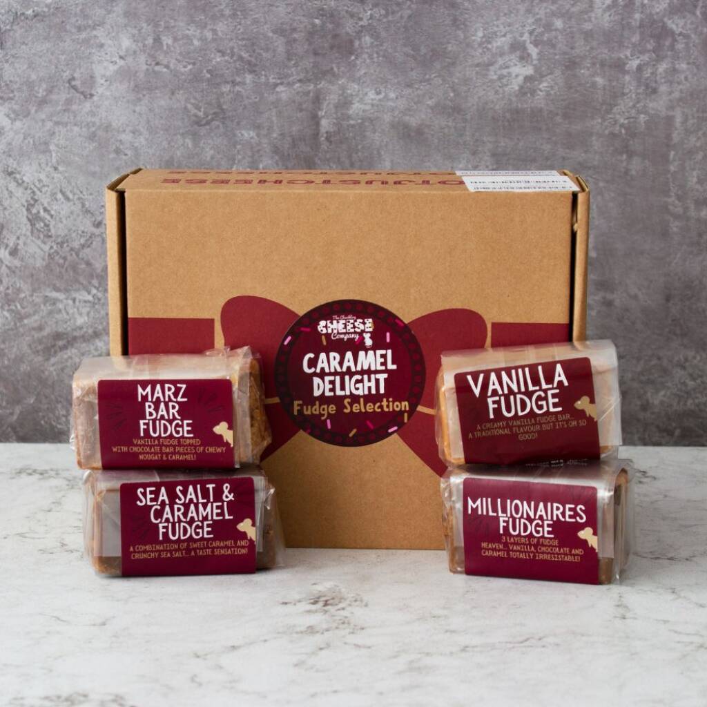 Caramel Delight Fudge Bar Selection Box By The Chuckling Cheese Company | notonthehighstreet.com