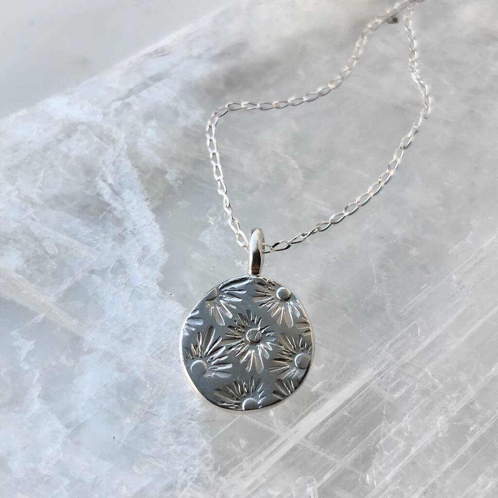 Sunbeam Coin Pendant By Louise Ineson Jewellery | notonthehighstreet.com