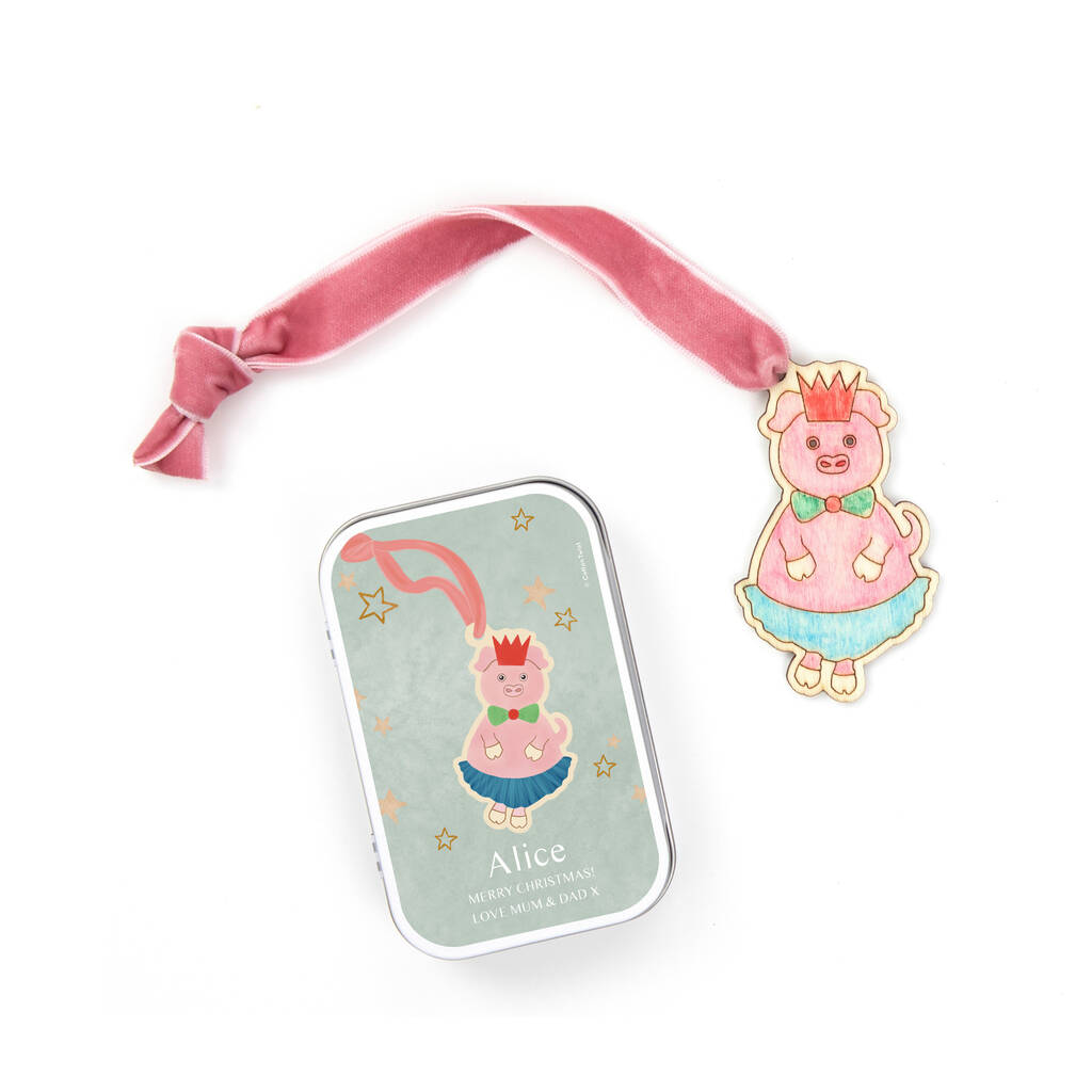 Personalised Make Your Own Pig Decoration By Cotton Twist ...