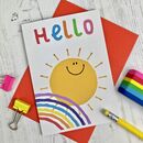 Hello Sunshine Card By Adam Regester Design | notonthehighstreet.com