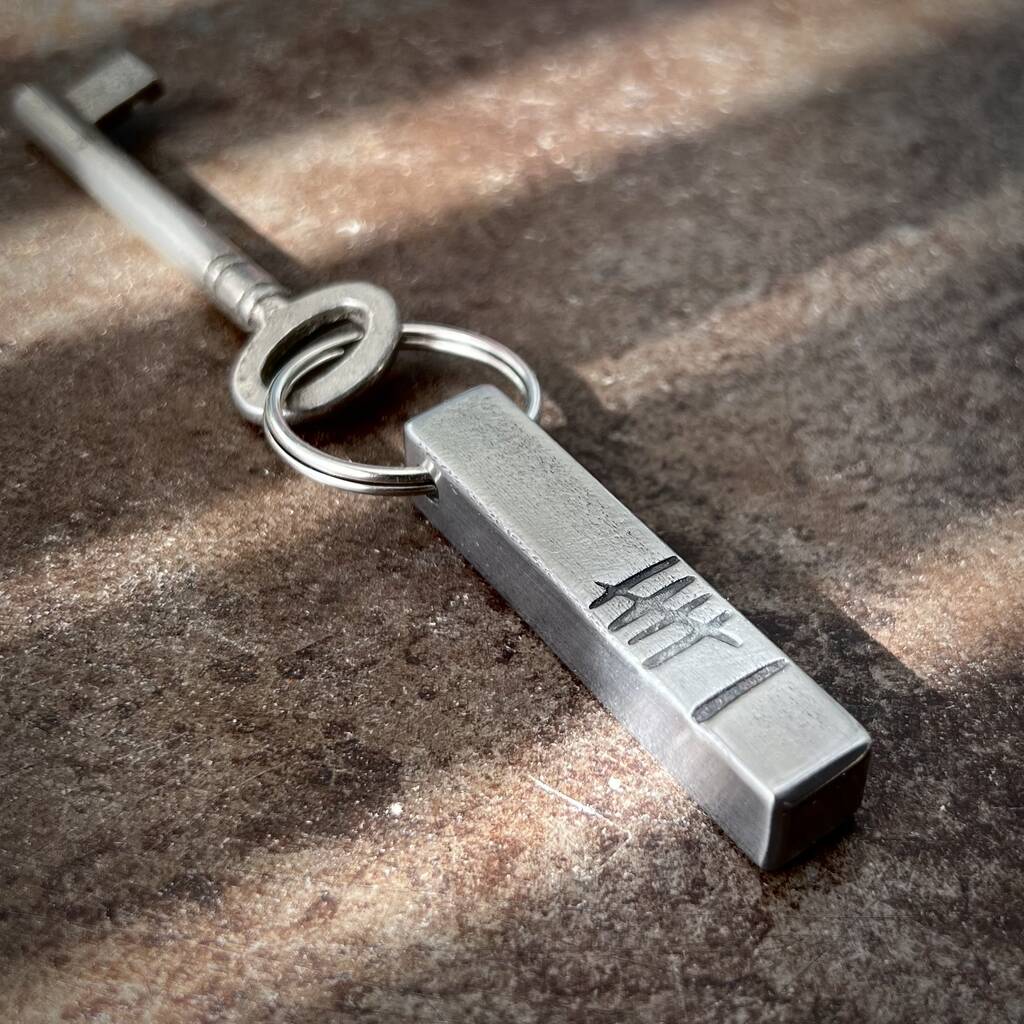 Iron Key Ring For 6th Anniversary Tally Mark By Coach House Forge ...