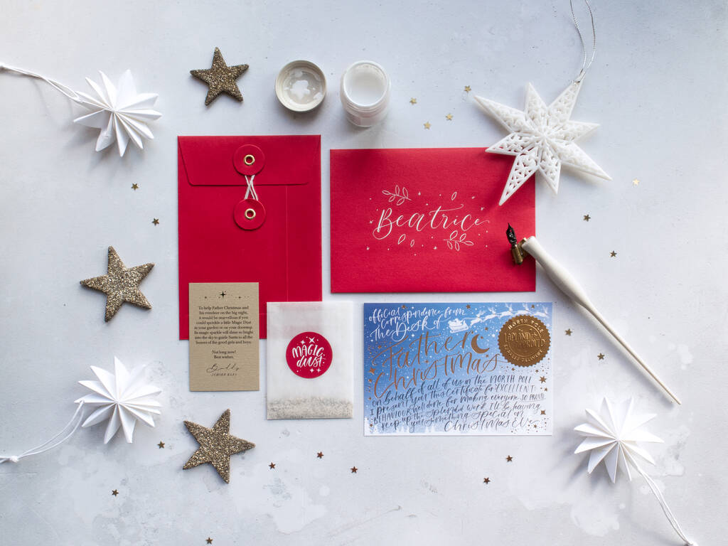 Personalised Father Christmas Letter With Magic Dust By Paperknots ...