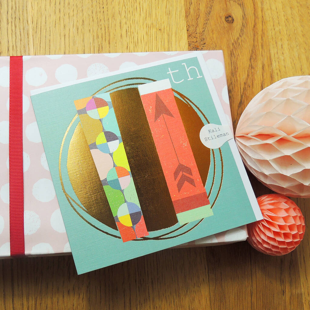 Gold Foiled Number Eleven Card By Kali Stileman Publishing