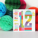 Sparkly 12th Birthday Card By Kali Stileman Publishing ...