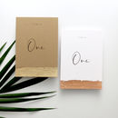 Gilded Edge Table Numbers By Confetti Designs | notonthehighstreet.com