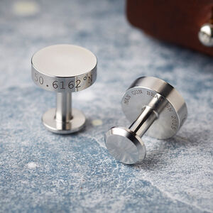 Personalised Cufflinks UK | Initial, Engraved | notonthehighstreet.com