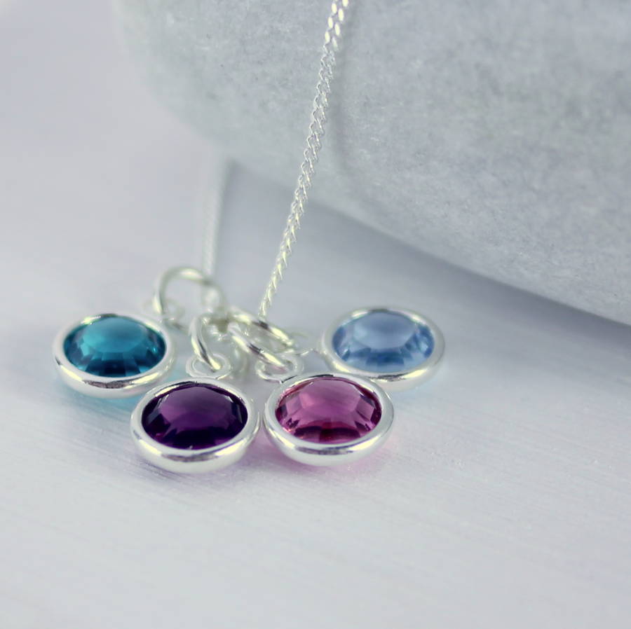 family birthstone charm pendant by joy by corrine smith ...
