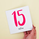 15 And Fierce 15th Birthday Card By Mrs L Cards | notonthehighstreet.com