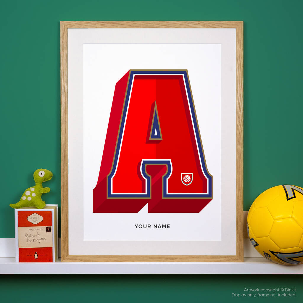 Arsenal, A To Z Football Prints And Posters By Dinkit ...