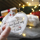 Feathers Appear When Loved Ones Are Near Bauble By Olivia Morgan Ltd ...