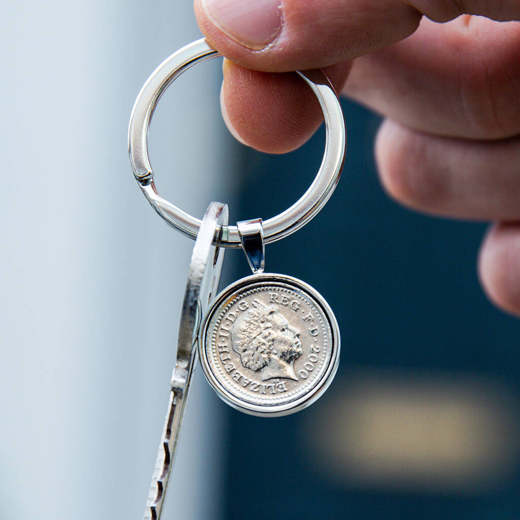 21st Birthday Five Pence Coin Keyring By Ellie Ellie ...