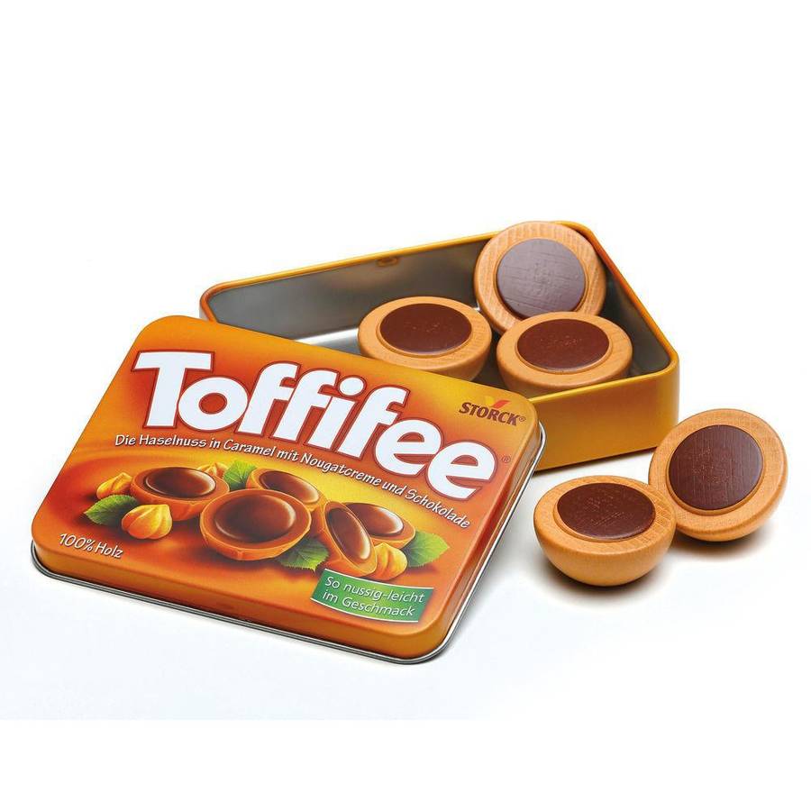 Wooden Toffifee Sweets In A Tin By Tribe Of Five | notonthehighstreet.com