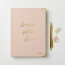 Personalised Dream Plan Do Life Planner By Martha Brook ...